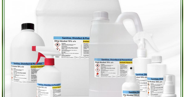 Ethanol 70% v v Instant Hand Sanitizer Ethyl Alcohol, Denatured Alcohol ...